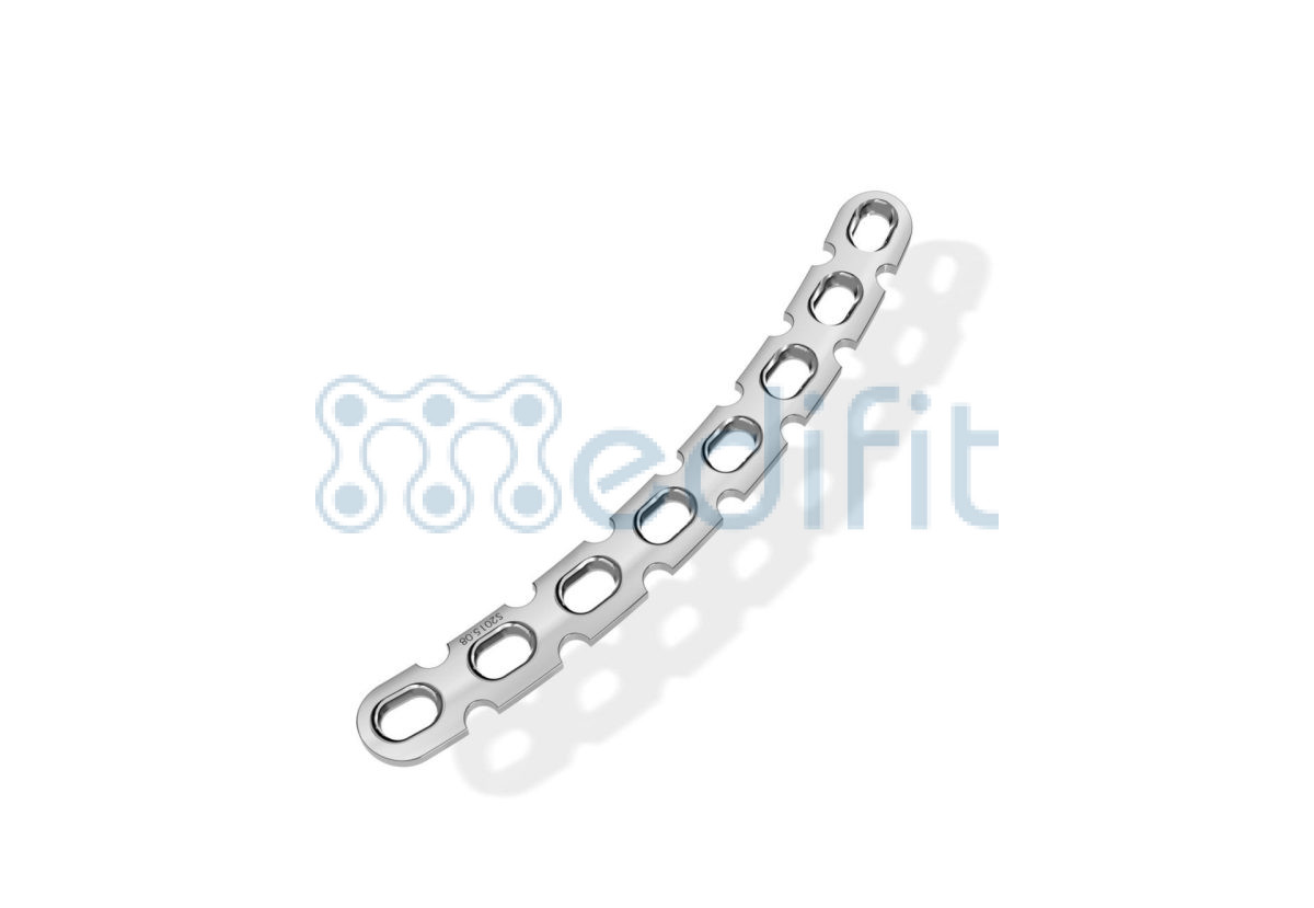RECONSTRUCTION PLATE CURVED D.C HOLE 3.5MM