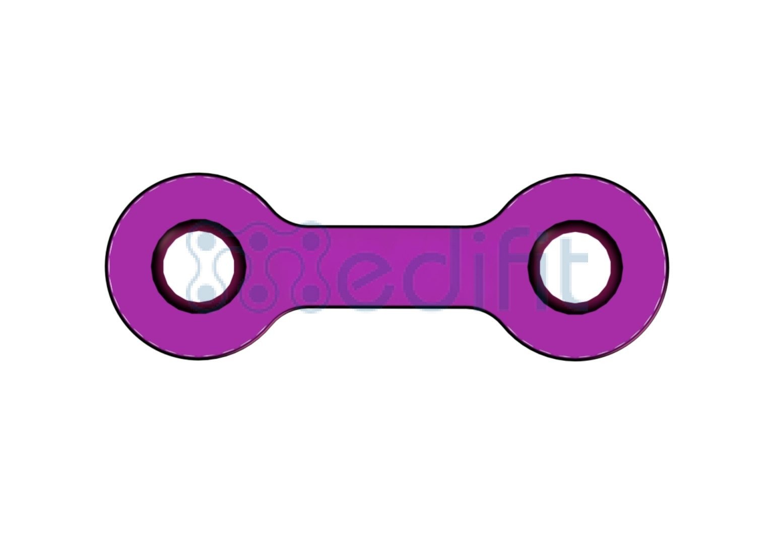 MINI PLATE STRAIGHT 1.5MM (WITH GAP)